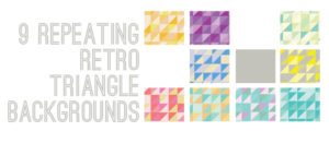 Retro Triangle Backgrounds for Your Blog Or Other Design Work