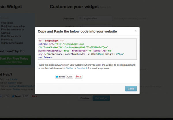 Add Instagram To Wordpress Sidebar