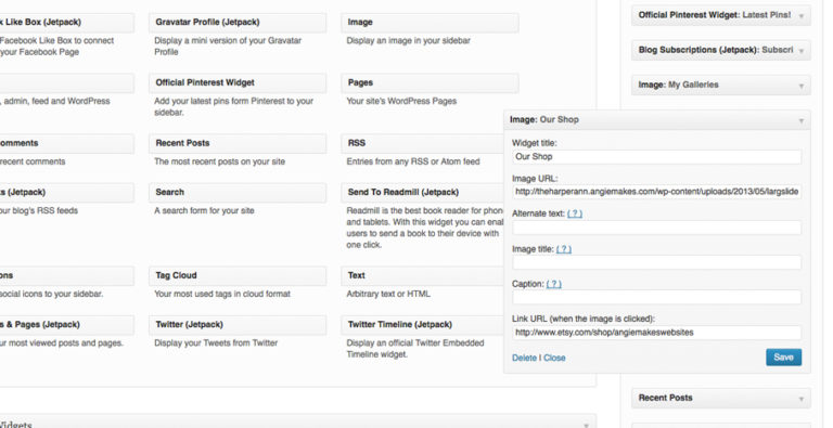 How to Add Image Links to Wordpress Sidebar