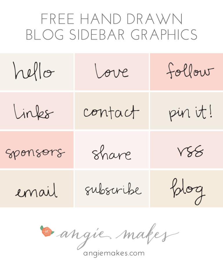 Free Blog Sidebar Graphics