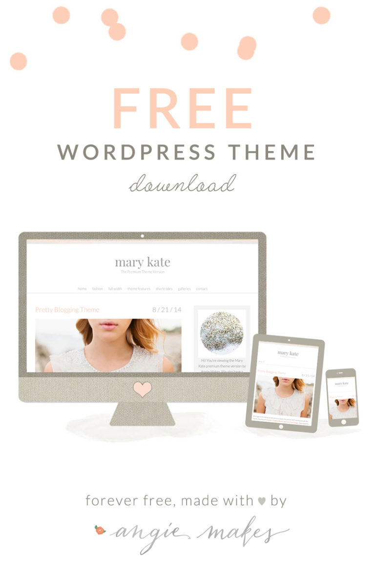 Free Feminine Wordpress Theme