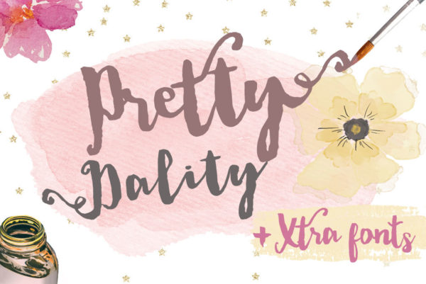 Hand Painted Fonts - Love These Hand Painted Fonts