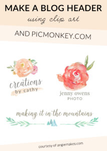 How to Design a Blog Header Using Inexpensive Clip Art