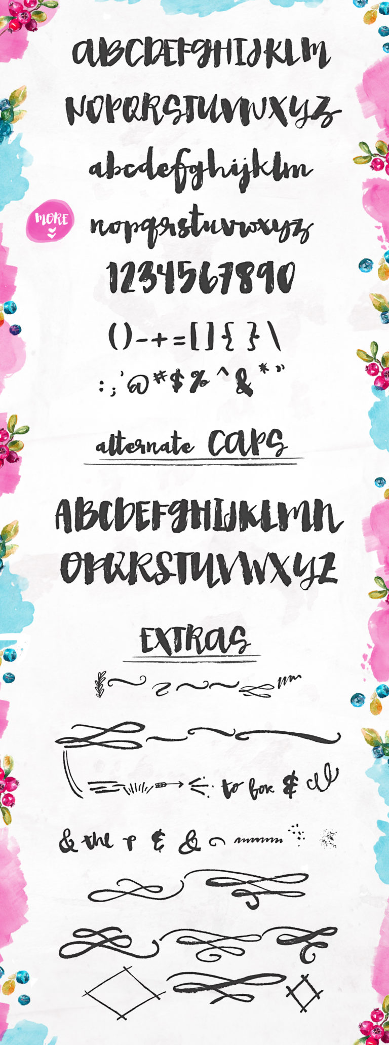 Brush Lettering Font