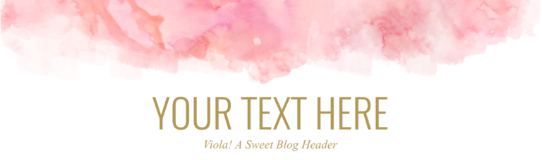 Free Pink + Gold Website Header Backgrounds - Angie Makes
